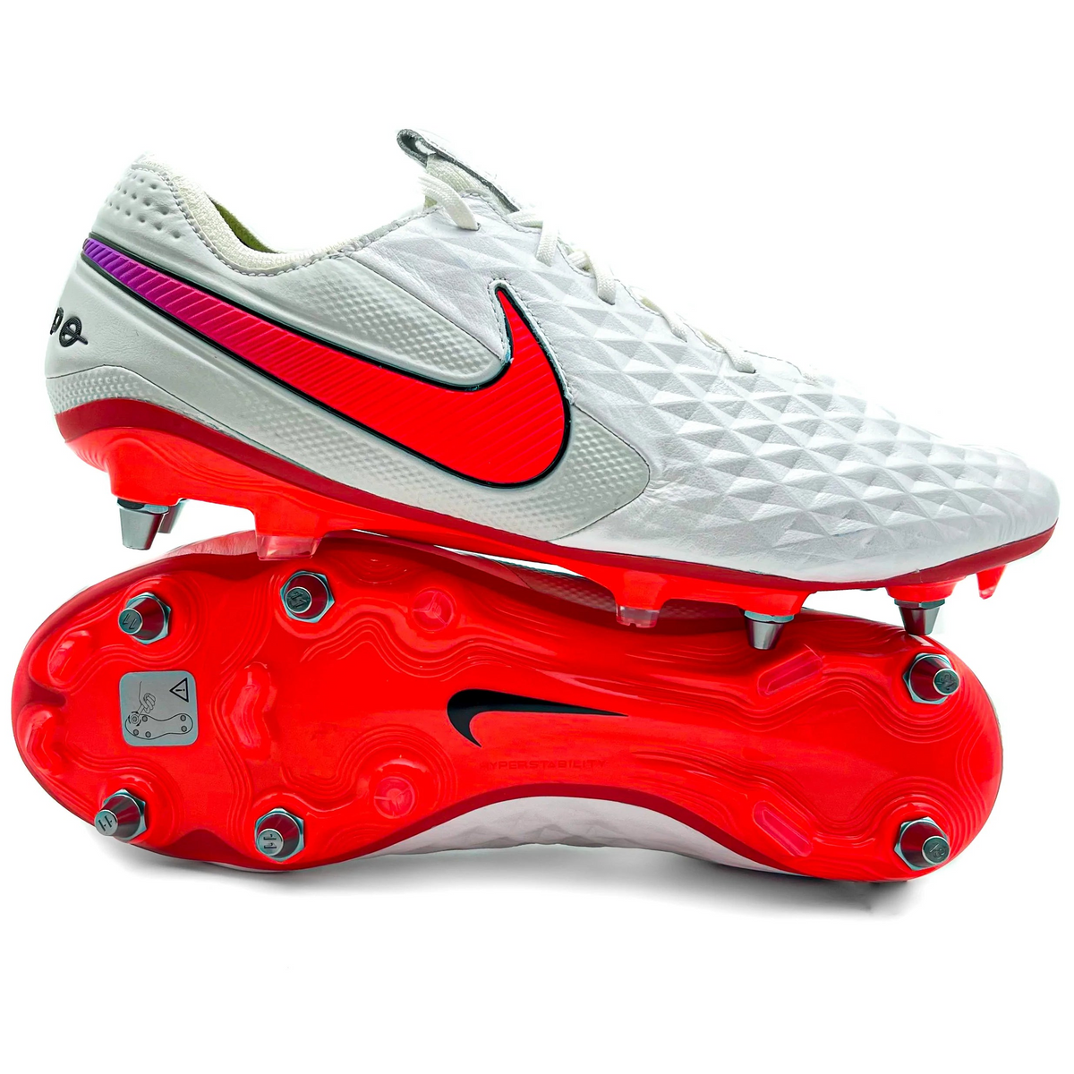 Nike Tiempo Legend 8 SG-PRO Elite 'Flash Crimson - White/Flash Crimson – Boots Plug