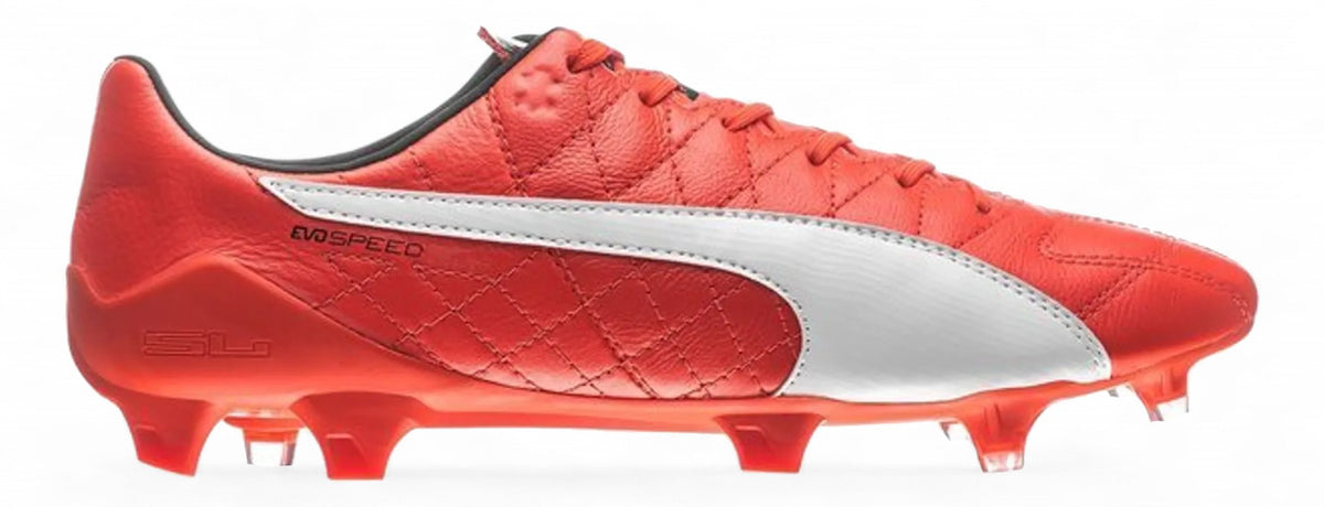 Puma Evospeed 1.4 SL Leather FG "Red/White" – Boots Plug