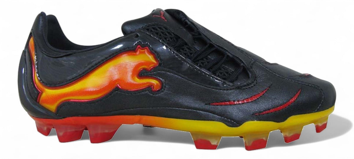 Puma Powercat 1.10 FG "Black/Red/Yellow" – Boots Plug