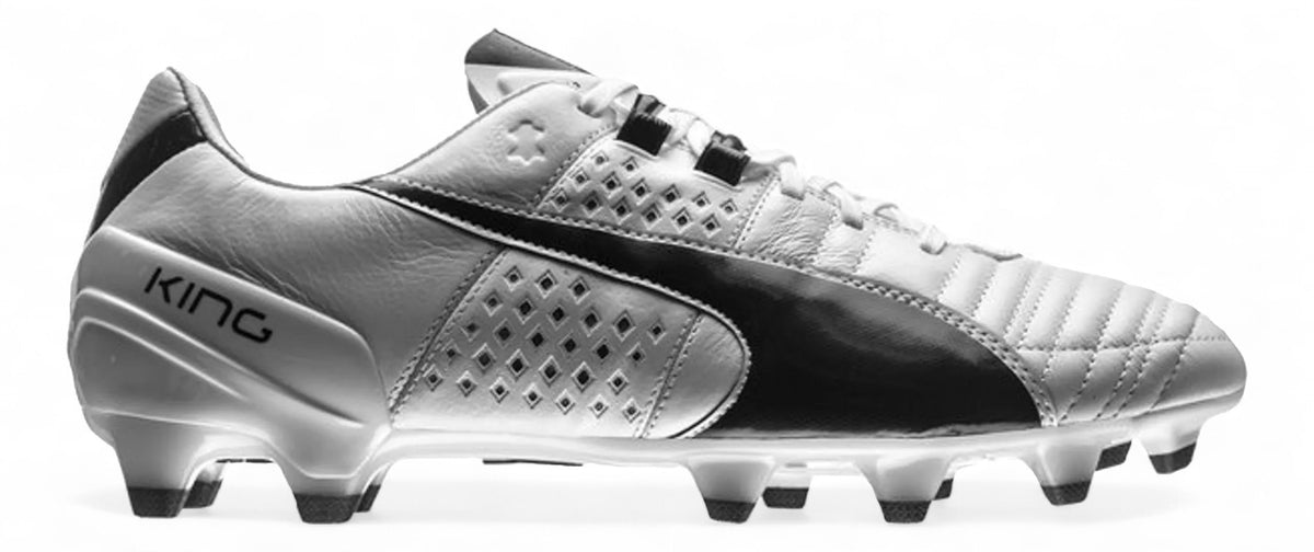 Puma King II FG ELITE "White/Black" – Boots Plug