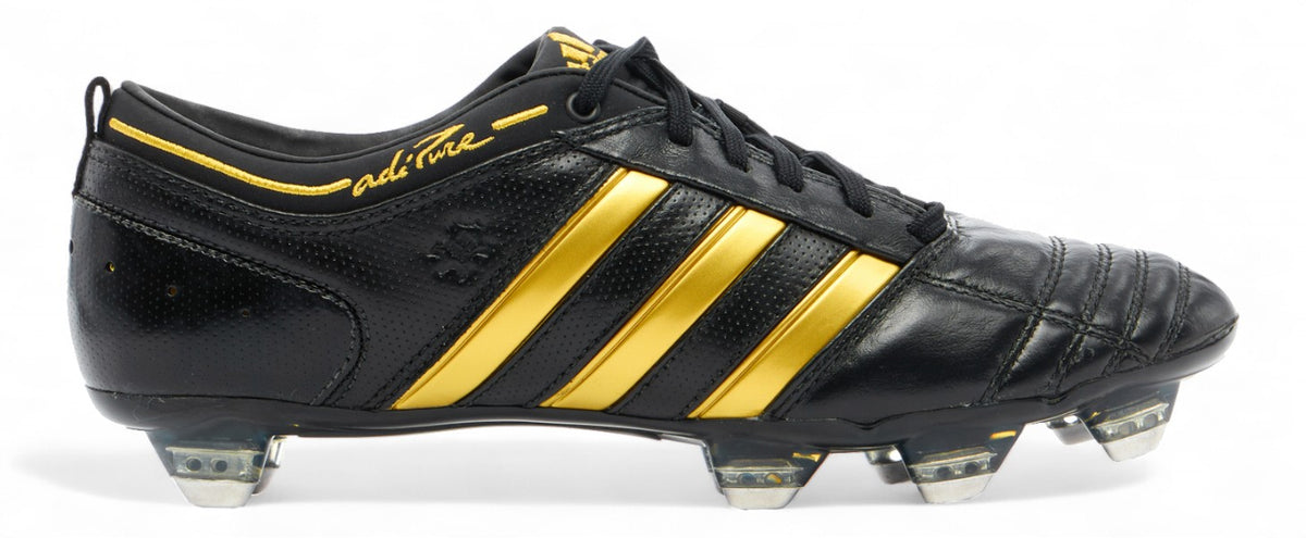 adidas adiPURE II SG "Black/Gold" – Boots Plug