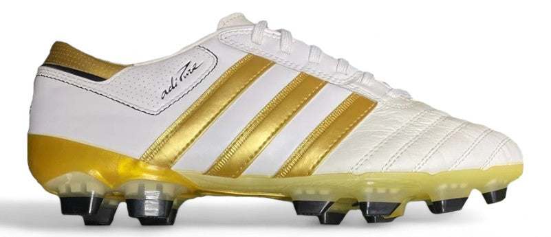 adidas adiPURE III FG "White/Gold" – Boots Plug