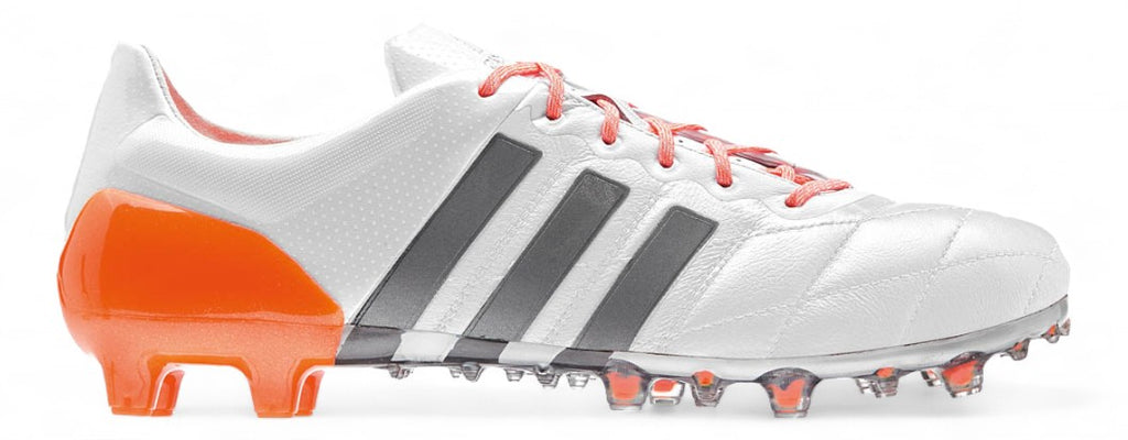 adidas Ace 15.1 Leather FG/AG ELITE 'White/Iron Metallic/Solar Orange ...