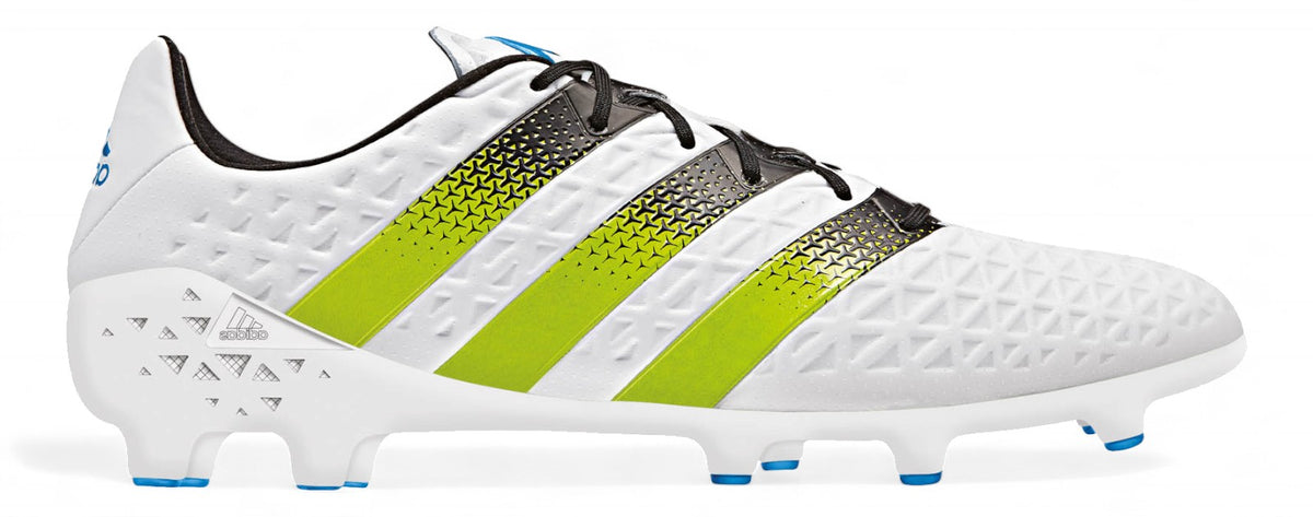 adidas Ace 16.1 FG/AG ELITE 'White/Semi Solar Slime/Shock Blue' – Boots ...