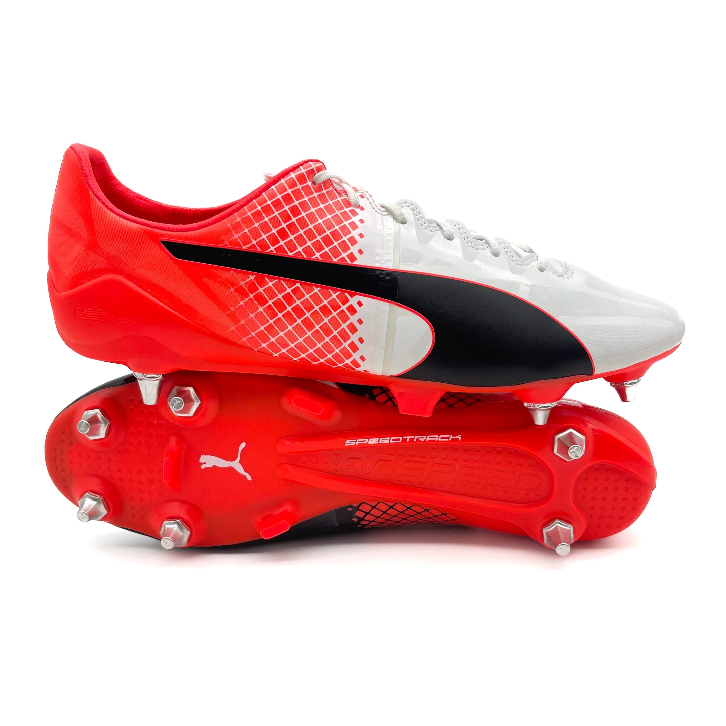 Puma Evospeed 1.5 SG ELITE 'Black/White/Red Blast' – Boots Plug