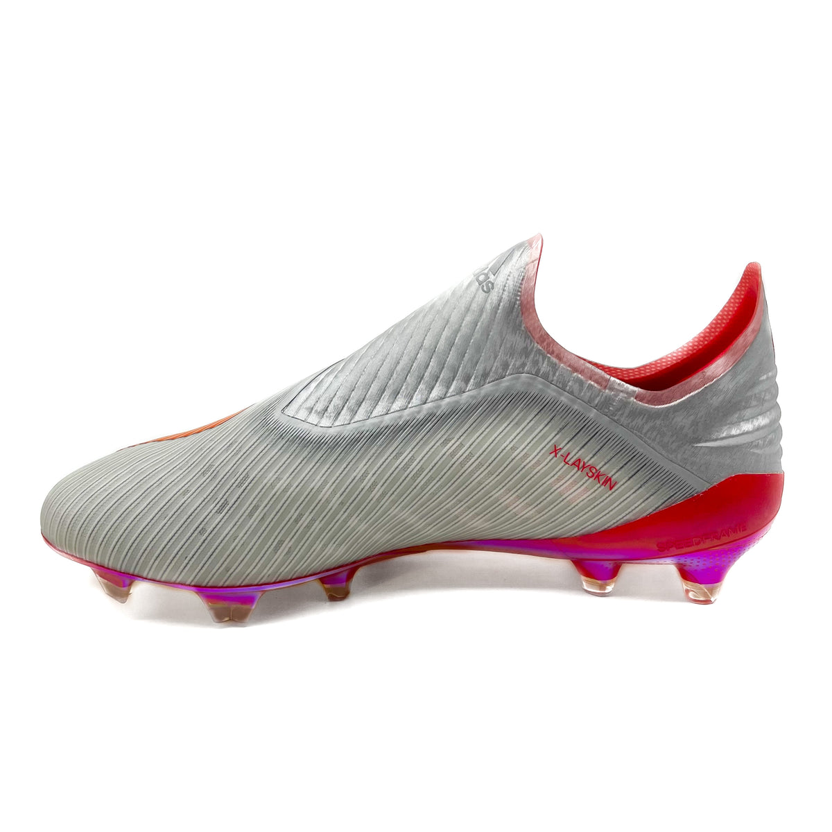 Adidas X 19+ FG ELITE '302 Redirect - Silver Metallic/Red/Footwear Whi ...